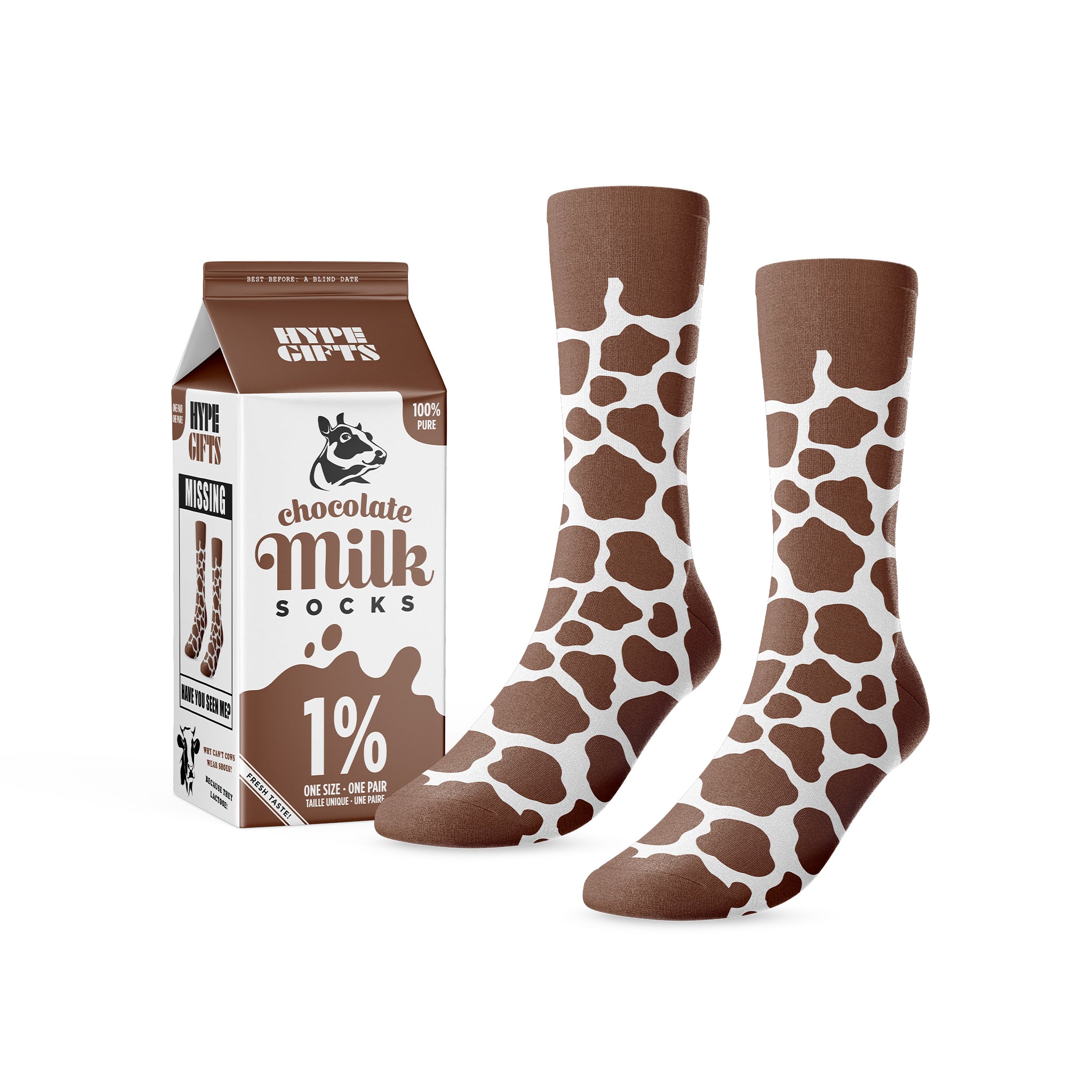 Creamy Chocolate Milk Socks – Main and Local